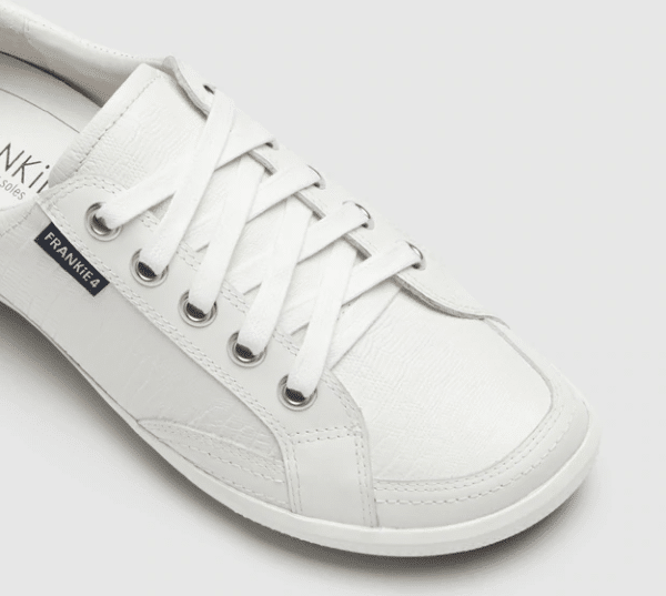 FRANKIE4 Ellie IV White Lizard Emboss » Foot Steps Podiatry Griffith