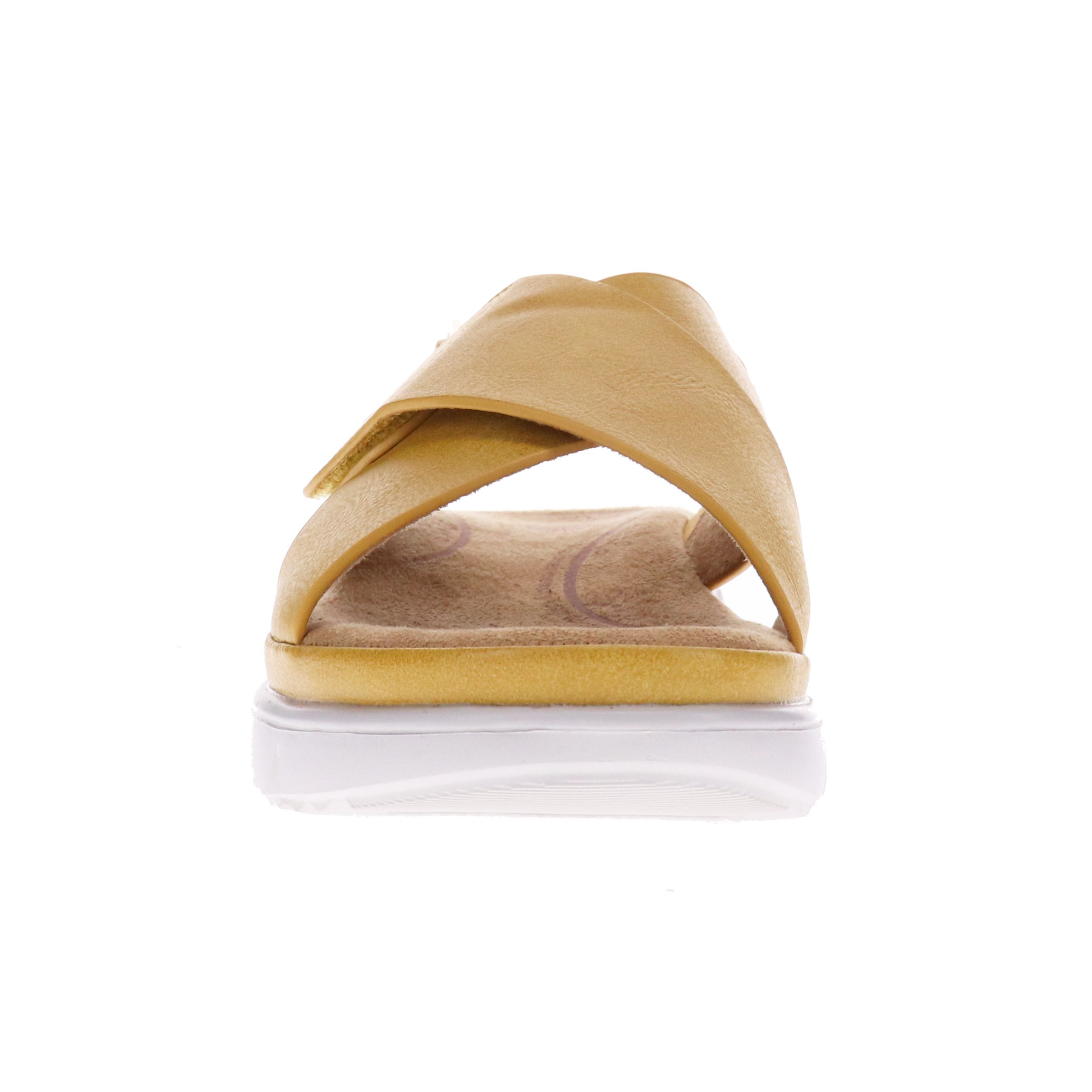 Scholl Run Sandal Mustard » Foot Steps Podiatry Griffith