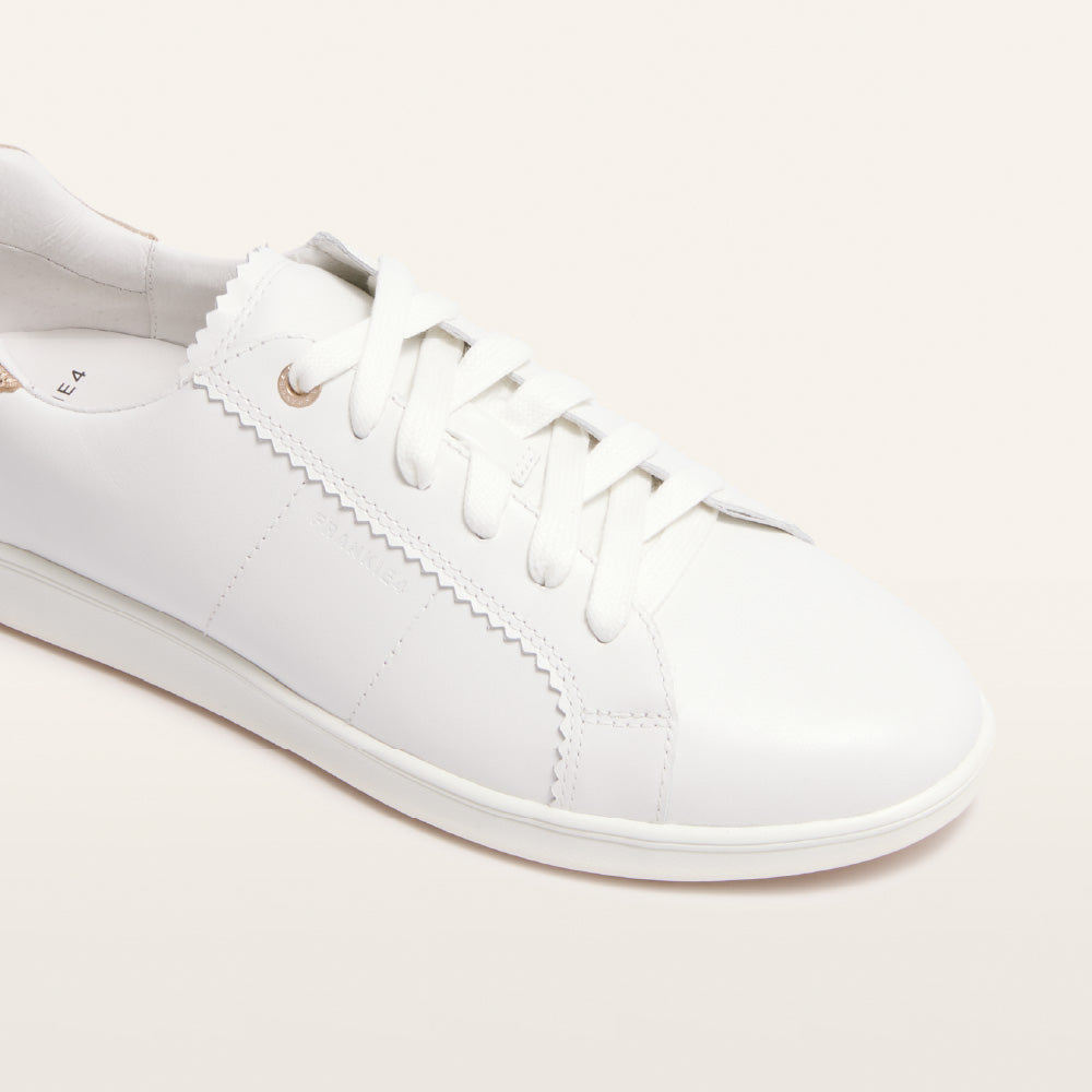 FRANKIE4 Jackie IV White/Rose Gold » Foot Steps Podiatry Griffith